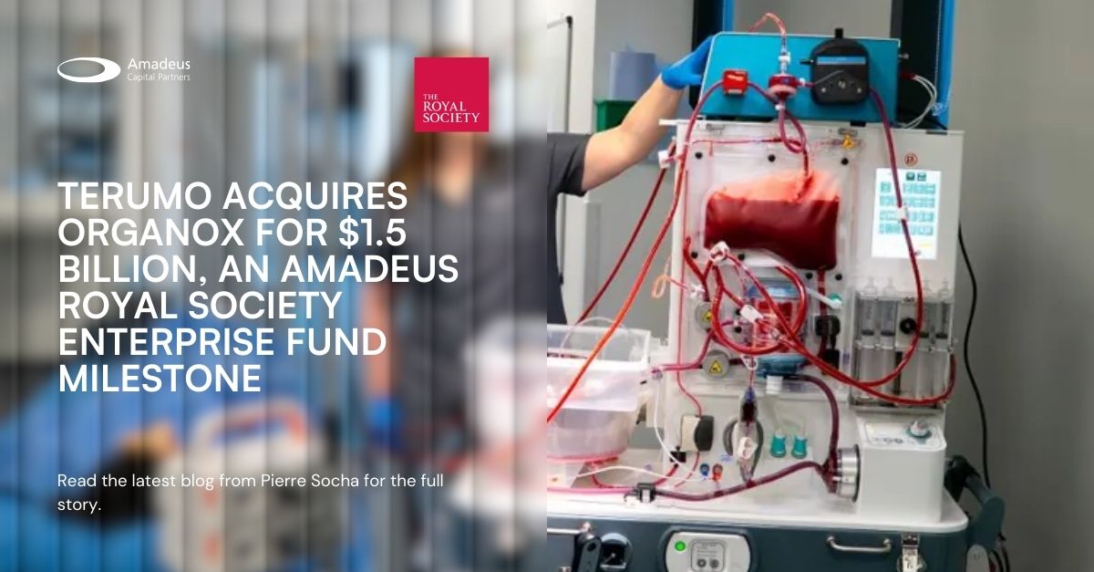 Terumo to acquire OrganOx for $1.5bn | Amadeus Capital